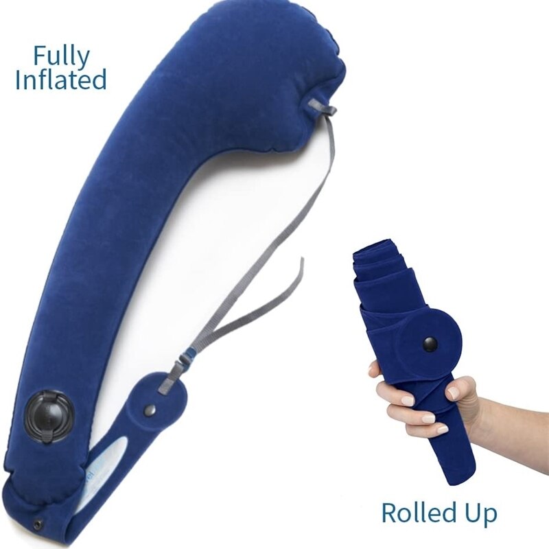 Inflatable Travel Pillow Portable U Long Pillow Ne... – Vicedeal