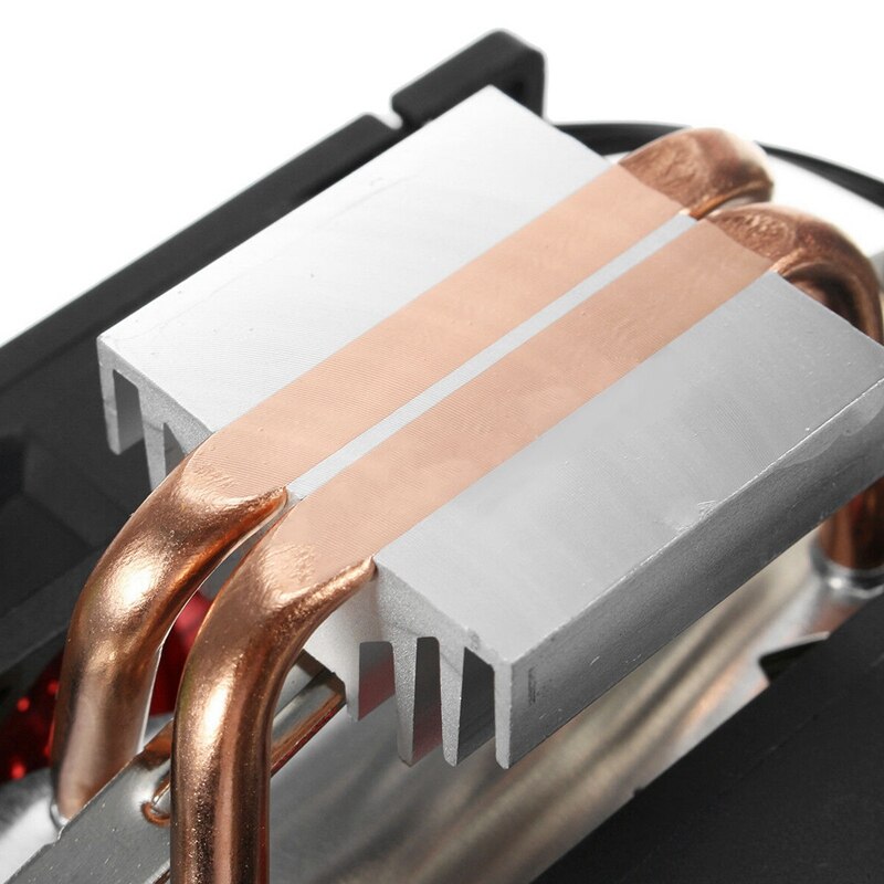Led Dual Fan 2Heat Pipe Stille Cpu Koeler Heatsink... – Vicedeal