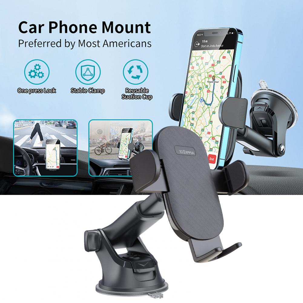Car Phone Holder One Hand Operation ABS Universal ... – Grandado