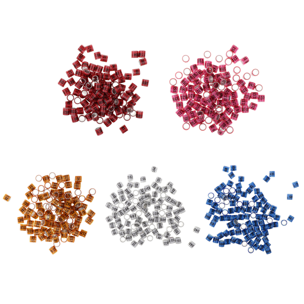 100 Pieces Racing PIgeon Leg Ring Tag Band w/ Plac... – Grandado