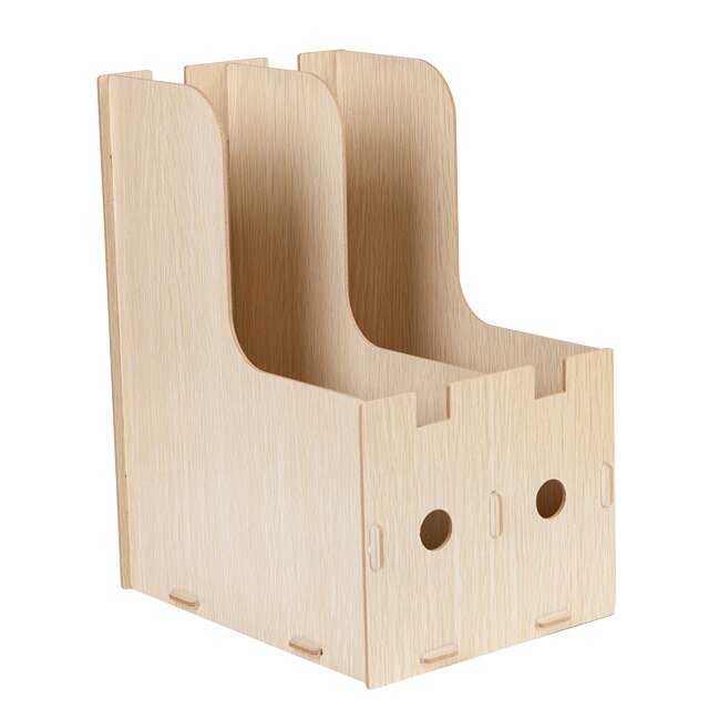 A4 DIY Desktop Wooden File Tray A4 Wood Document S... – Grandado