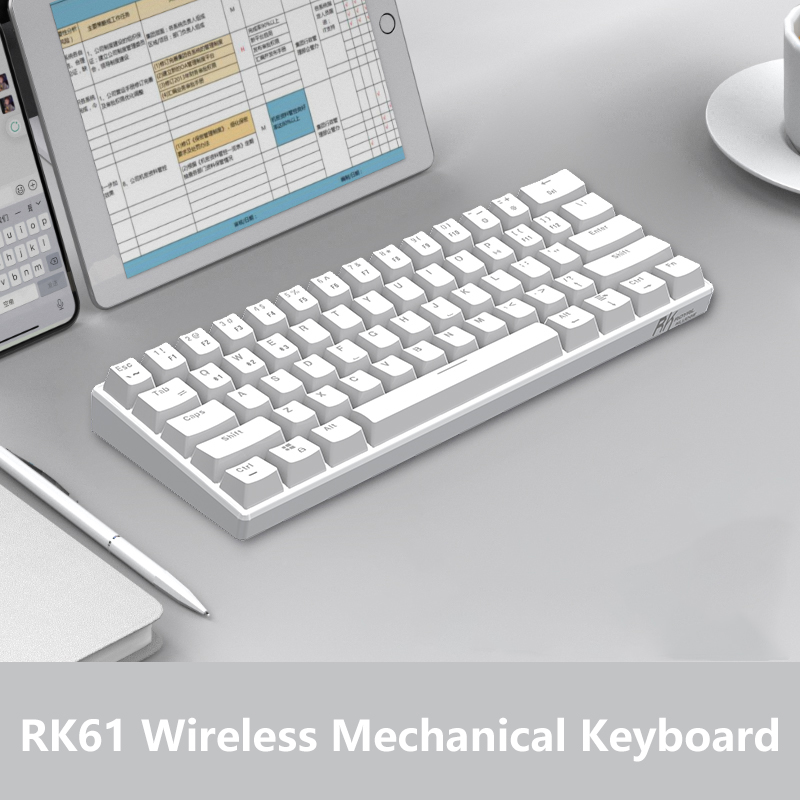 RK61 Wireless Mechanical Keyboard Swappable Keyboa... – Grandado