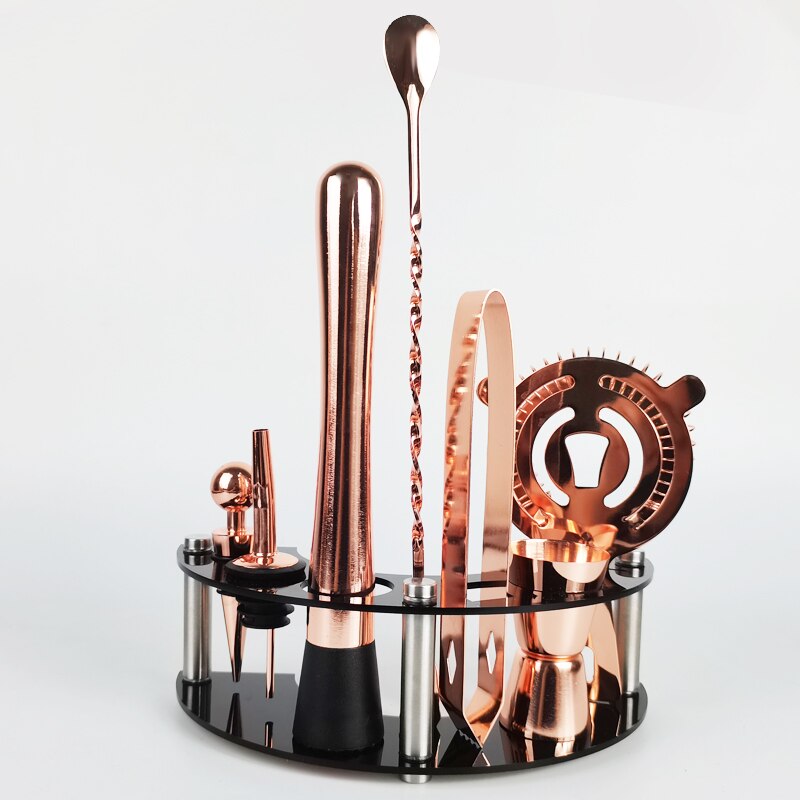 Bar Tool Set Cocktail Maken Set Met Stand Lepel Mu... – Vicedeal