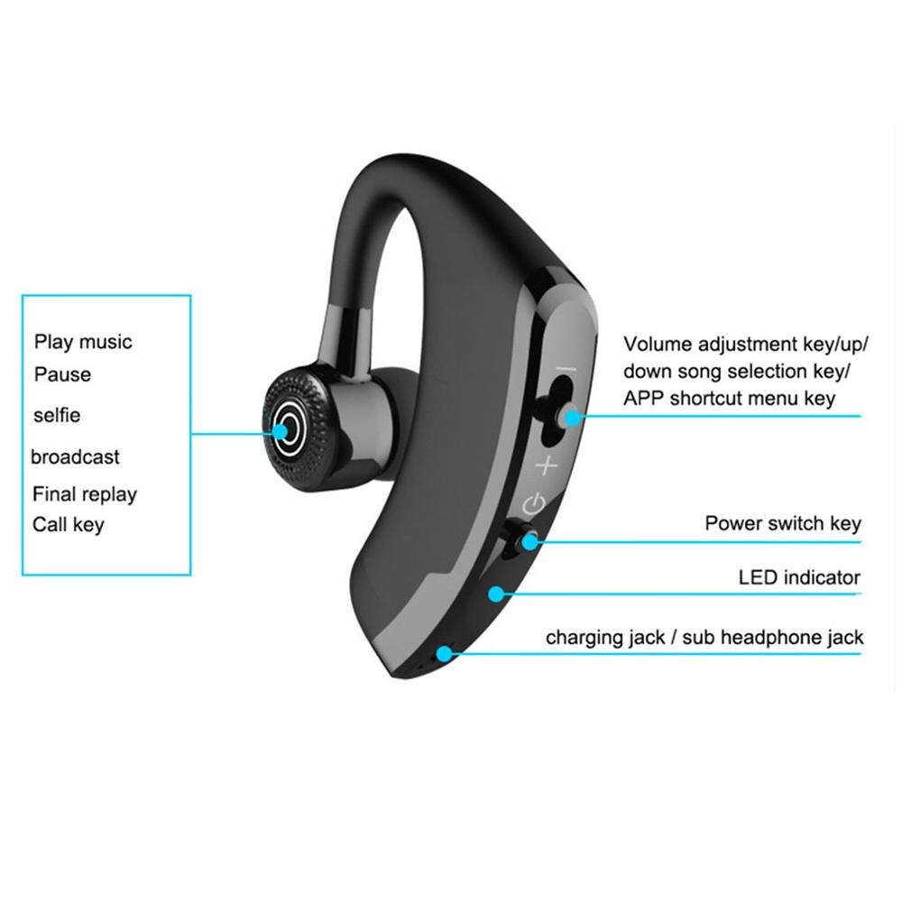 V9 earphones Bluetooth headphones Handsfree wirele... – Grandado