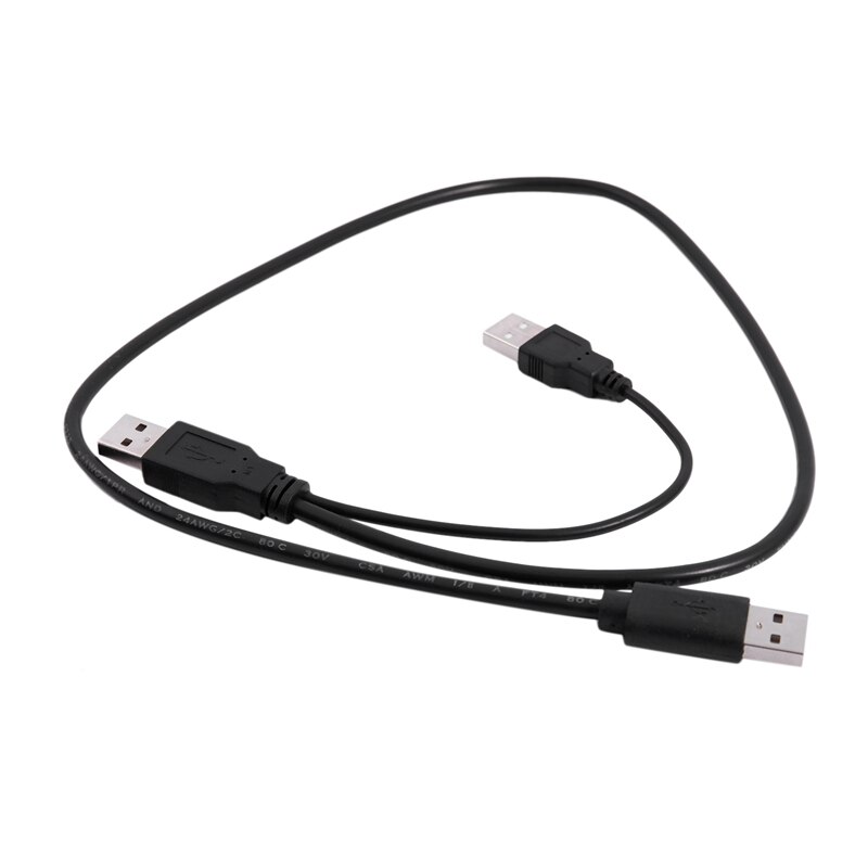 USB 2.0 Type A Male to Dual USB A Male Y Splitter ... – Vicedeal