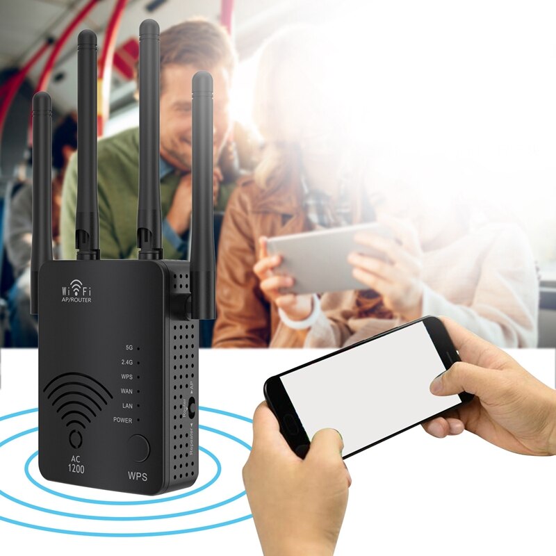 H01 routeur 1200M double bande Wifi Mini répéteur ... – Grandado