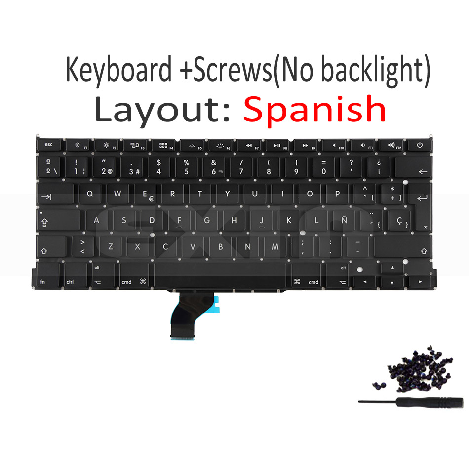 voor Macbook Pro Retina 13 "A1502 Spaans Spanje Sp... – Vicedeal