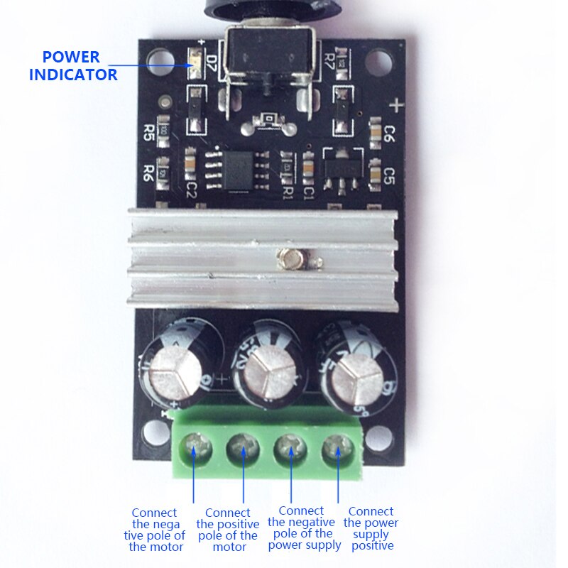 6V 12V 24V 28V 3A 80W Dc Motor Speed Controller (P... – Grandado