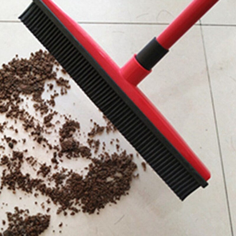 Floor Hair Broom Dust Scraper & Pet Rubber Brush C... – Grandado