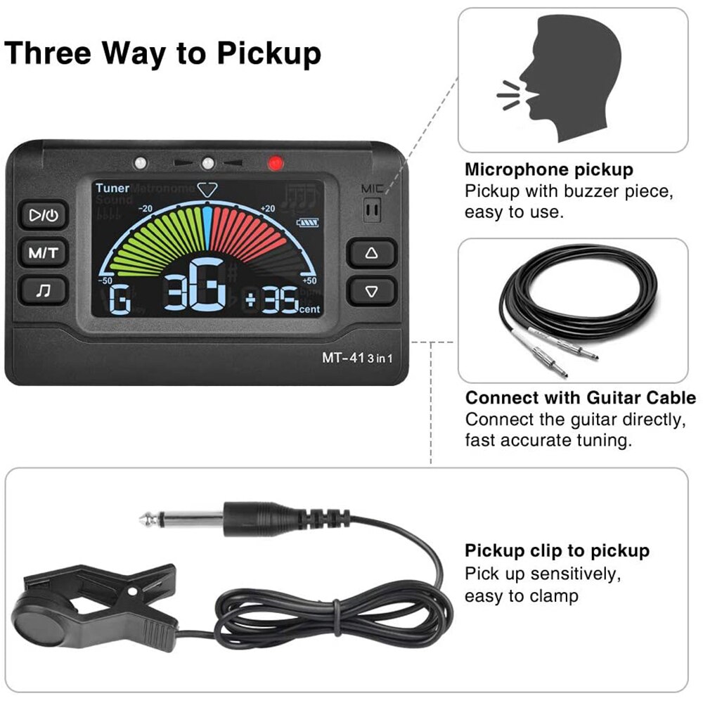 LEKATO MT-41 Guitar Universal Electronic Digital T... – Grandado