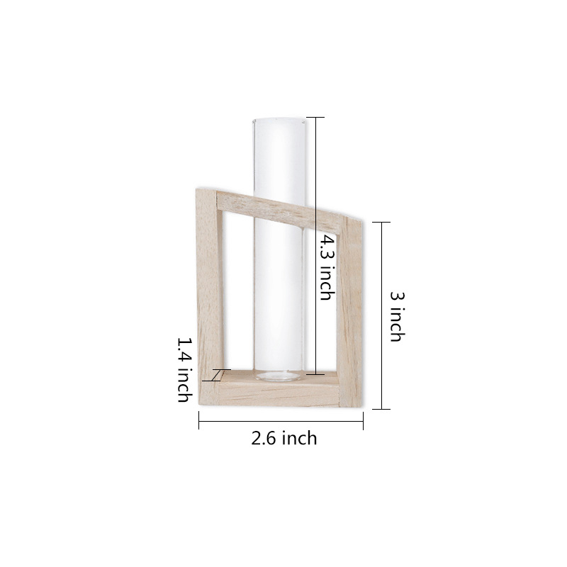 Home Decor Vases Crystal Glass Test Tube Flower Va... – Grandado