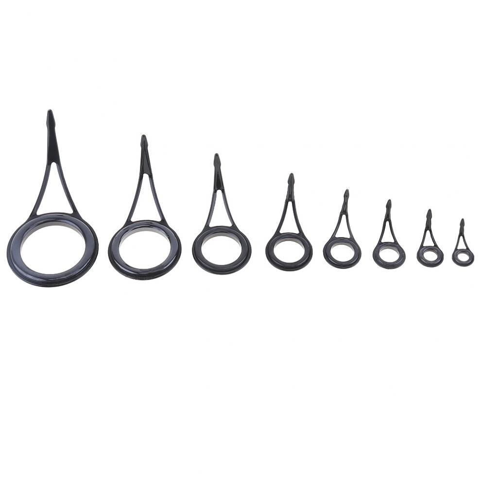 8pcs Tip Strong Line Rings Fishing Rod Guide Tip T... – Grandado