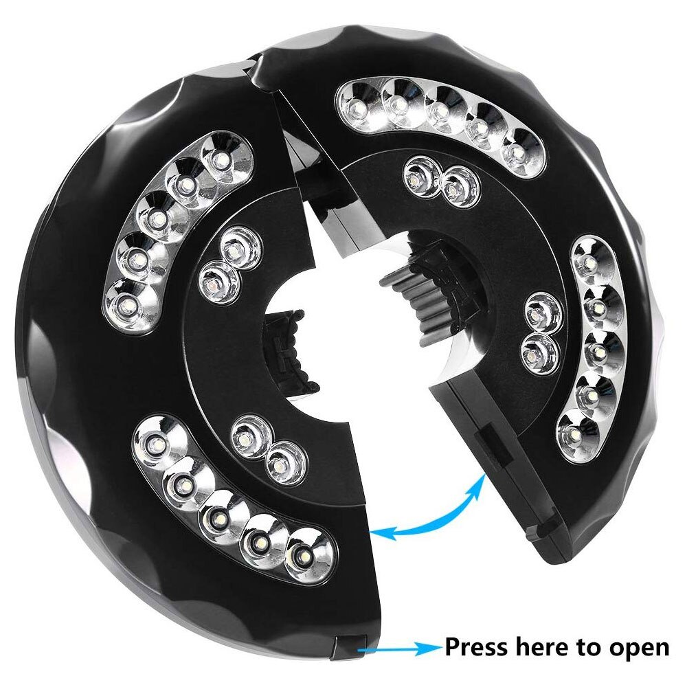400LM Patio Umbrella Lights Rechargeable 28 LEDs C... – Grandado