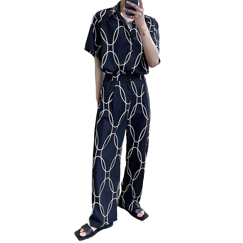 Homme Coréen Japon Harajuku Chemises Streetwear Pa... – Grandado