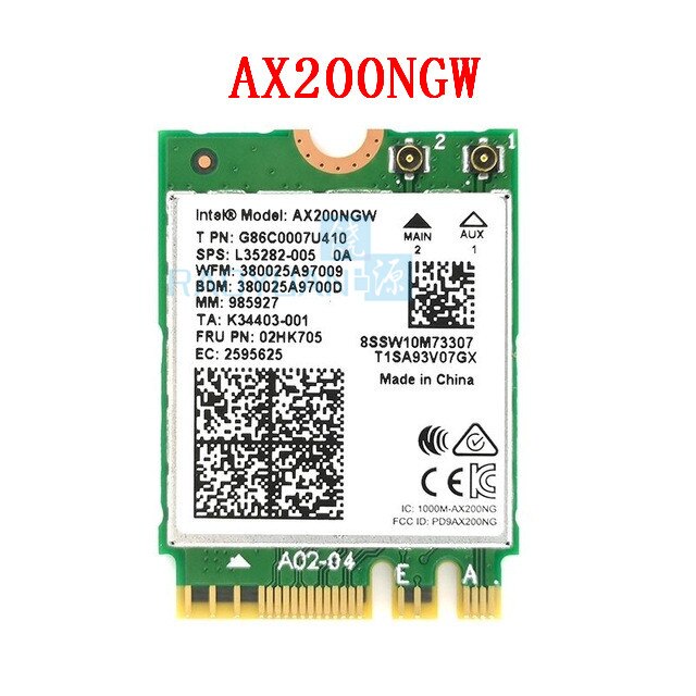 2.4Gps Wireless adapter AX200NGW NGFF For Intel wi... – Grandado
