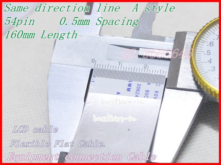 0.5mm Spacing +160mm Length +54Pin A / same direct... – Grandado