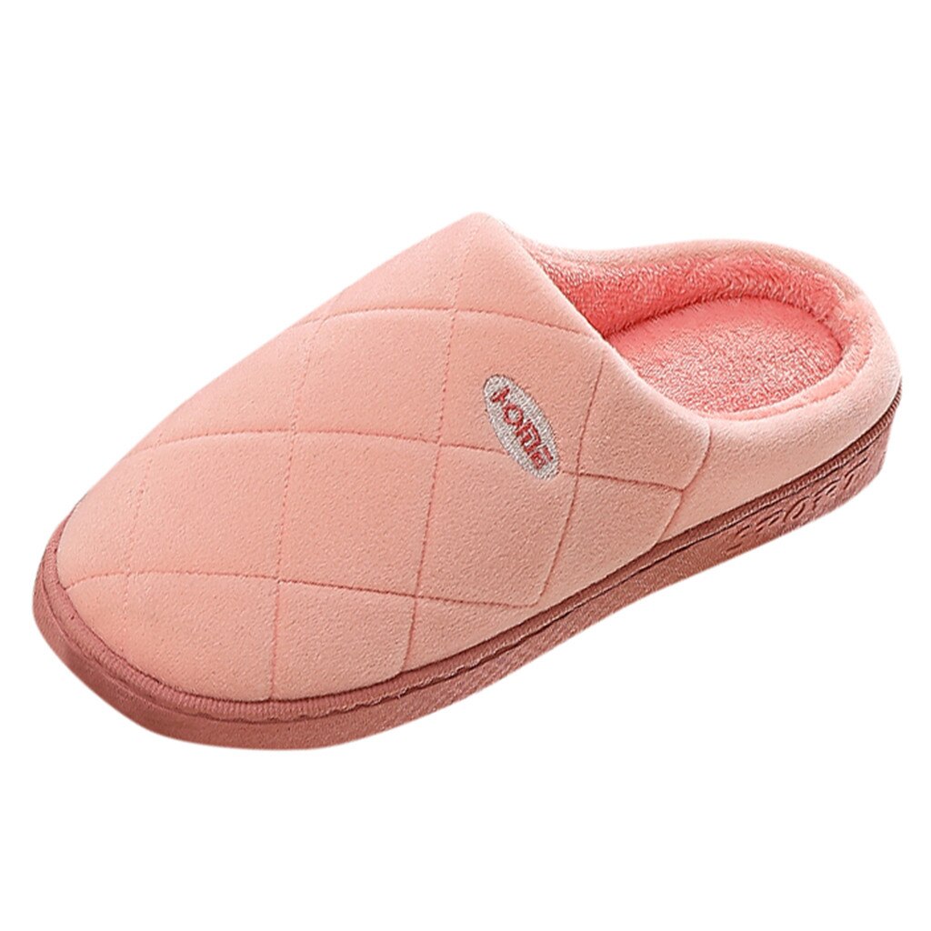 Zachte Pluche Bont Slaapkamer Slippers Voor Vrouwe... – Grandado