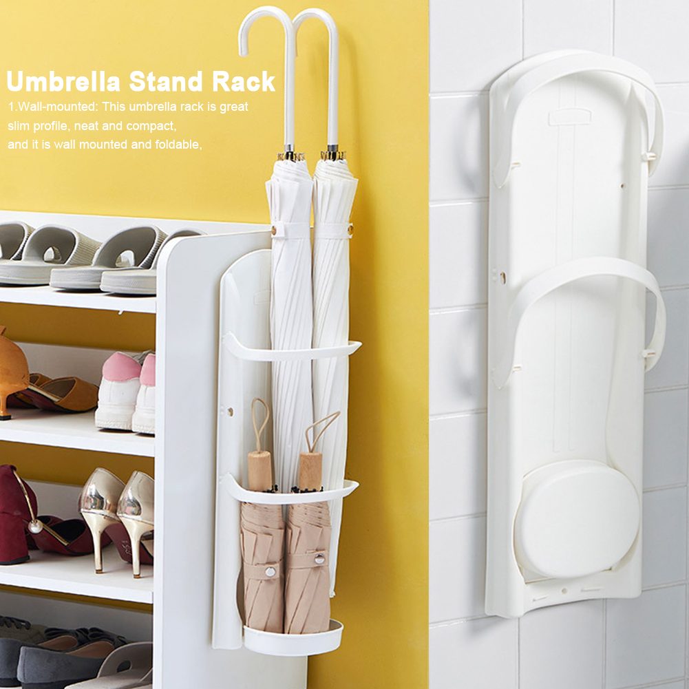 Wall Mounted Organizer Stick On Umbrella Rack Adju... – Vicedeal