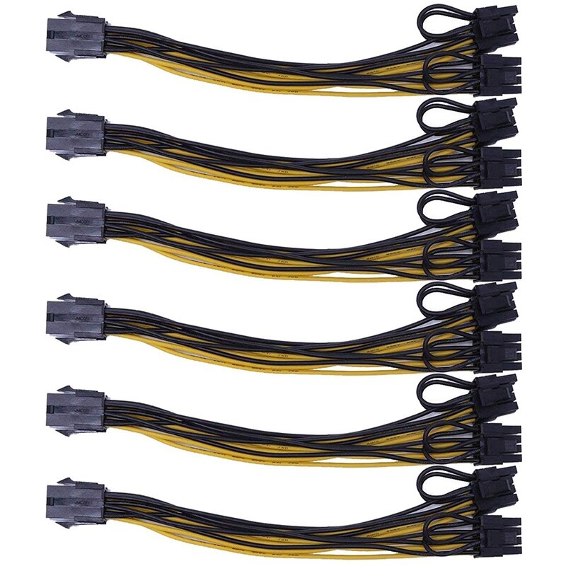 6 Pin to Dual PCIe 8 Pin (6+2) Image Card PCI Expr... – Vicedeal