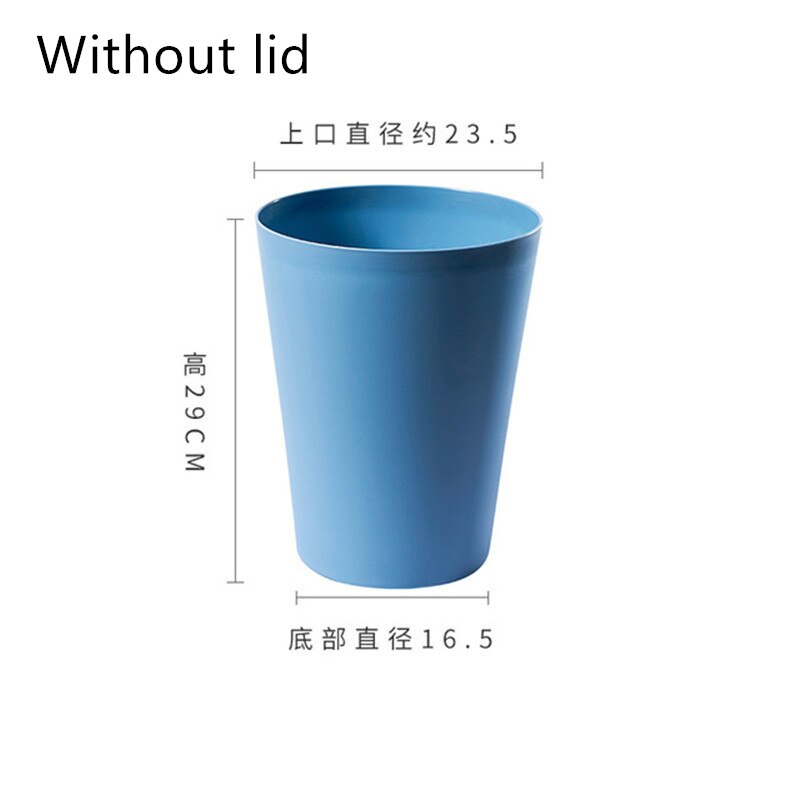 8.5L Trash Bin Nordic Dustbin Can PP Waste Bin Hom... – Vicedeal