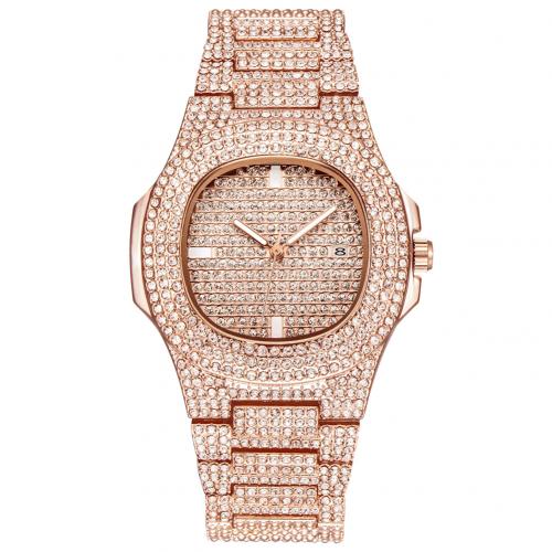 Unisex Watch Men Women Adjustable Rhinestone Inlai... – Grandado