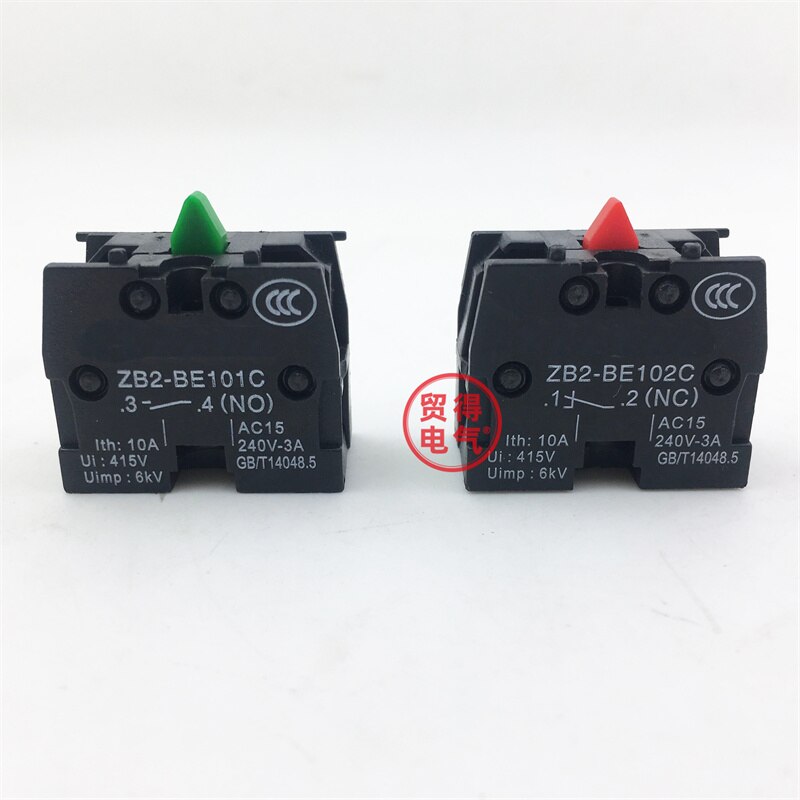 1PCS XB2 zb2-be101c 102c normally open and normall... – Vicedeal
