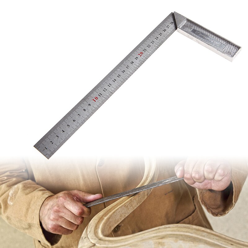 Portable 1Pc 30cm Stainless Steel Right Measuring ... – Vicedeal