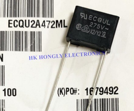 30PCS 275VAC 472M 4.7NF ECQU2A472ML 4700PF Capacit... – Grandado