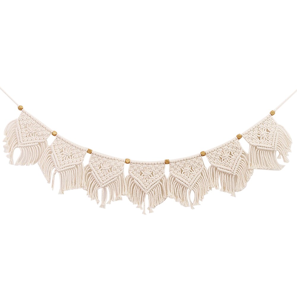 Bohemian Banners Macrame Muur Opknoping Wandtapijt... – Grandado