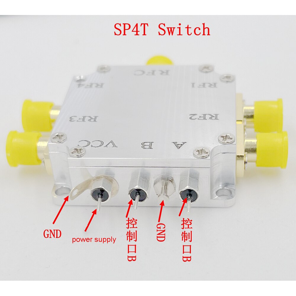 10MHZ-6GHz RF SP4T Switch Isolated low insertion l... – Vicedeal