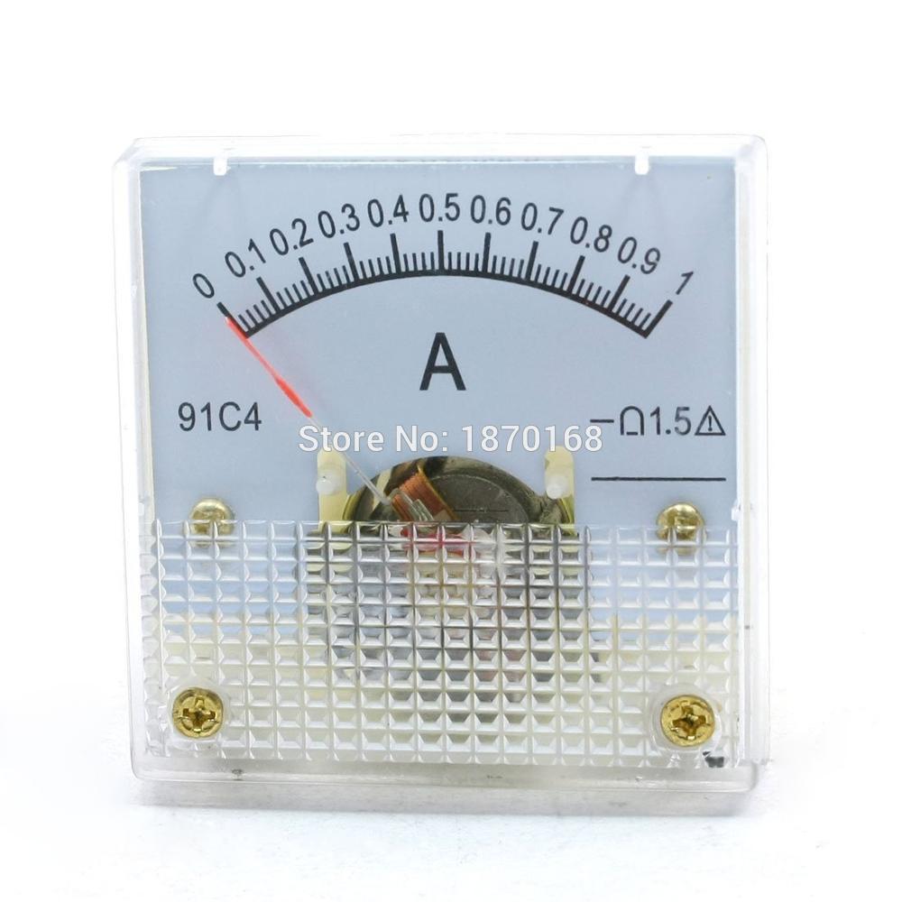 DC 0-1A 1A Analog Ammeter Panel AMP Current Meter ... – Vicedeal