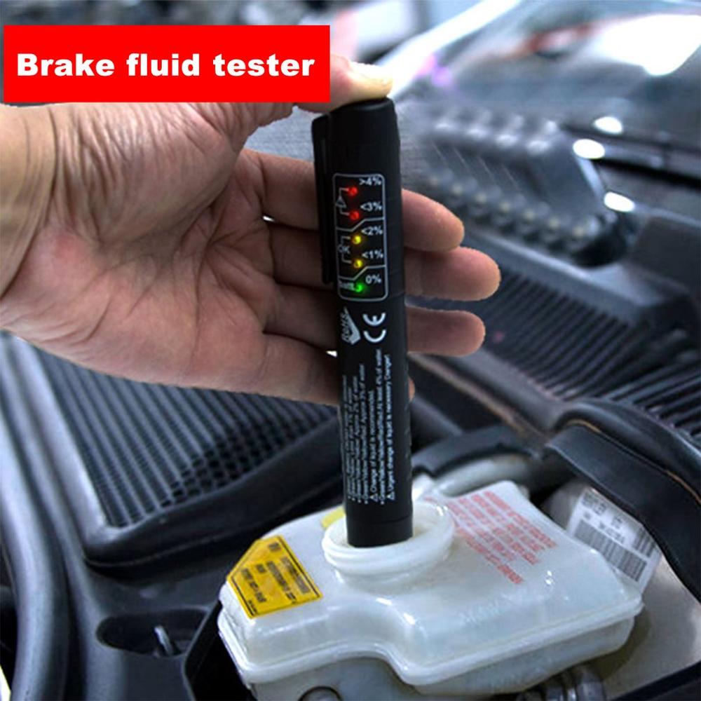 Brake Fluid Liquid Tester Oil Check Pen Auto 5 LED... – Vicedeal