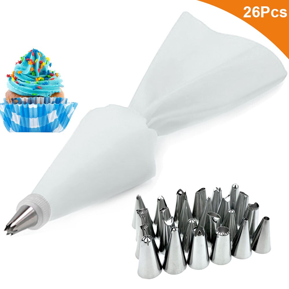 8/26Pcs Reusable Icing Piping Nozzles Set Pastry B... – Grandado