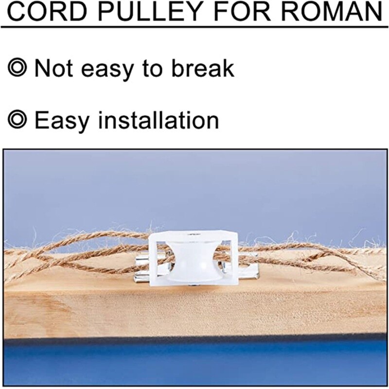 4Pcs Drapery Hardware Cord Pulleys Window Blind Lo... – Vicedeal