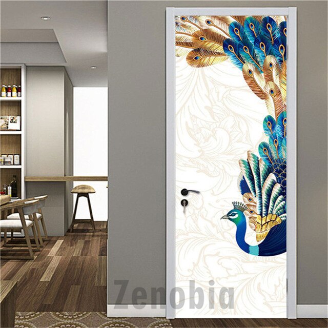 Phoenix Pattern 3D Door Sticker Self Adhesive Modu... – Vicedeal