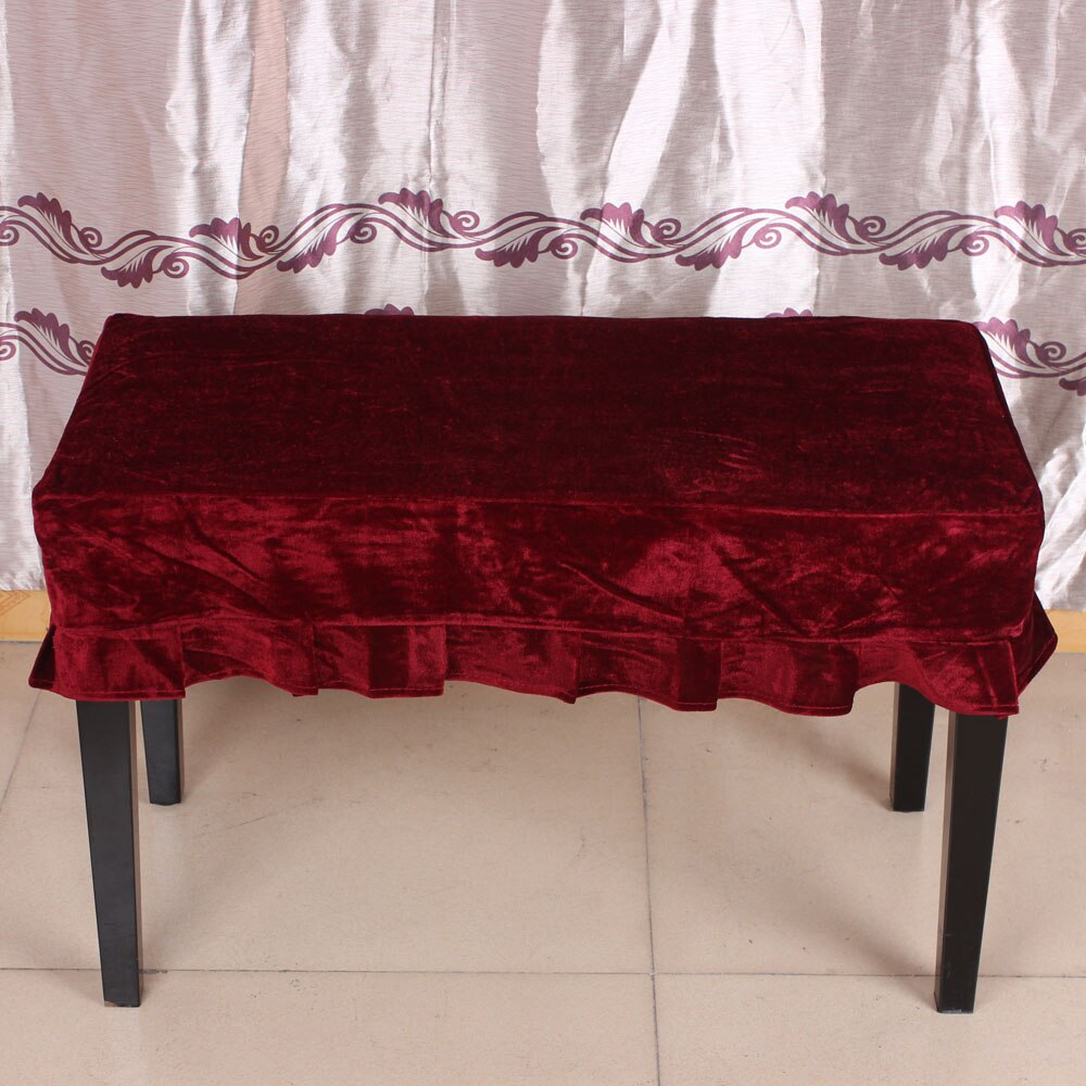 Piano Stool Chair Bench Cover Pleuche Decorated wi... – Grandado