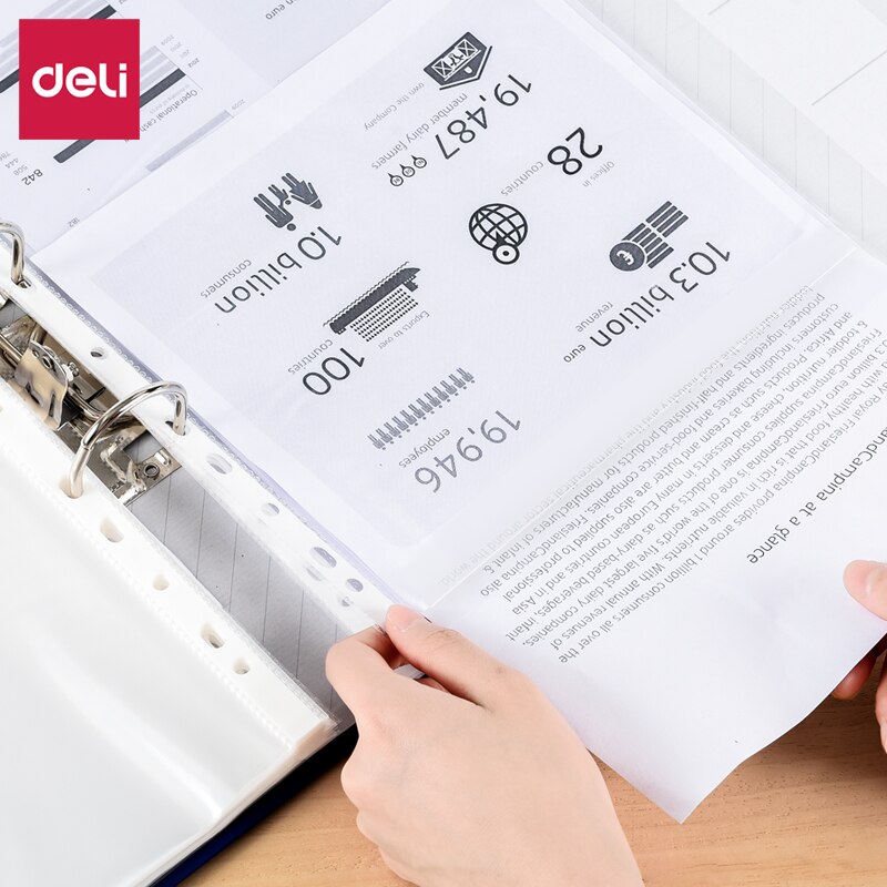 Deli File Folder Office Document Bag Ring Binder S... – Grandado