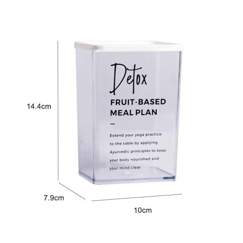 Klar Snack Mutter Lagerung Box Mit Deckel Transpar... – Vicedeal