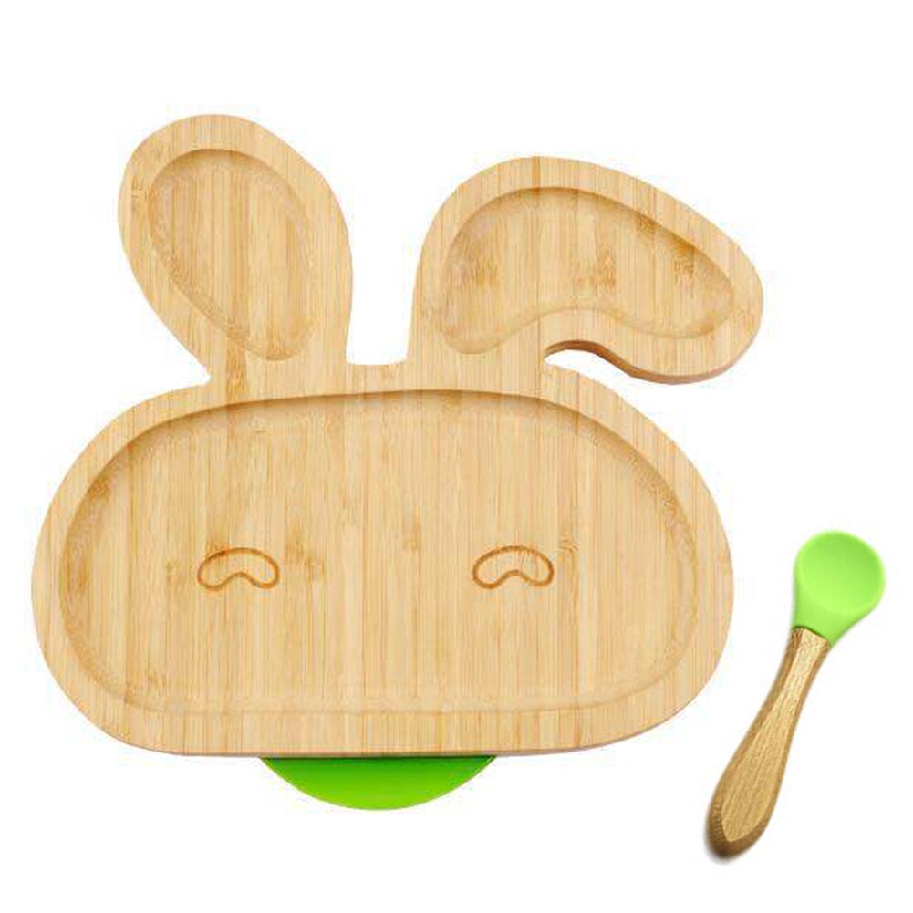 Wooden Baby Food Dishes Plate Kids Feeding Eating ... – Vicedeal