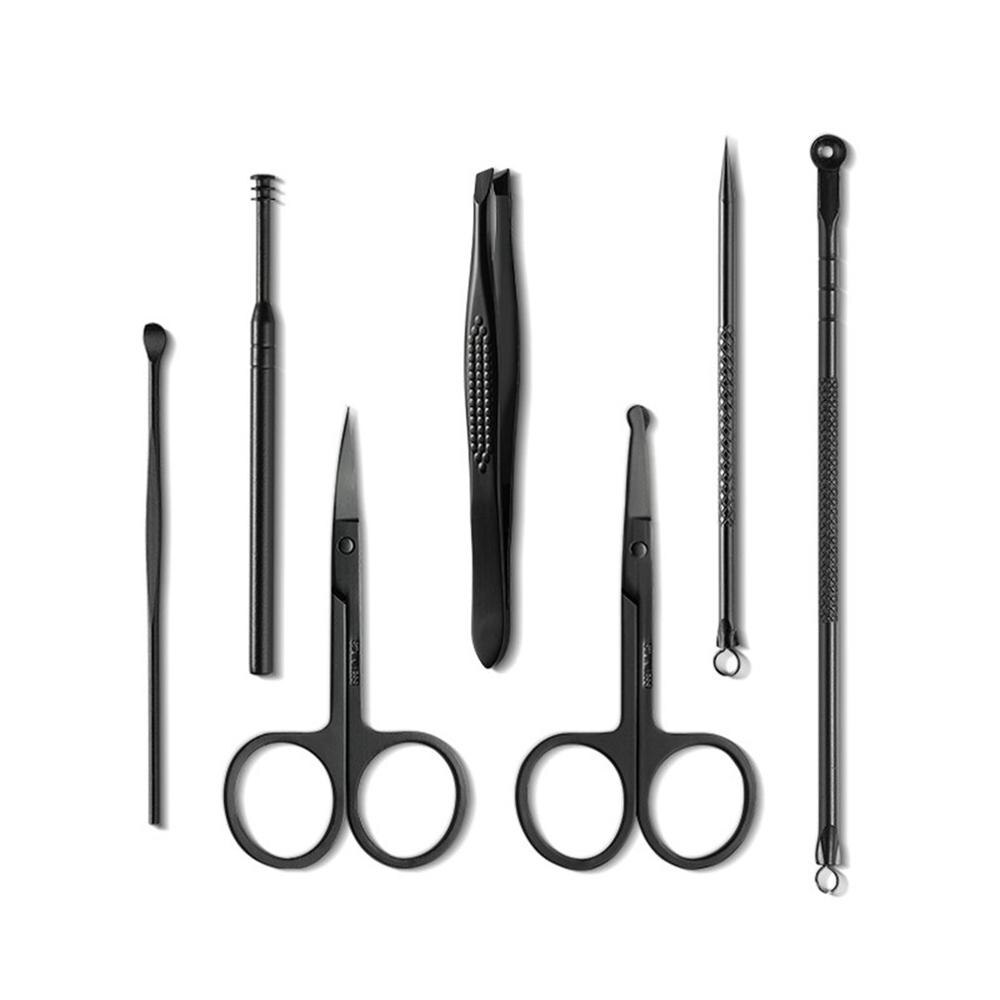Black Beauty Set 18-piece Set Nail Clippers Pedicu... – Vicedeal