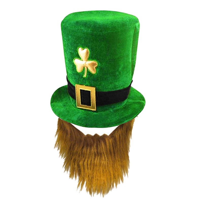 Saint St Patricks Day Green Hat Lucky Costume Acce... – Grandado