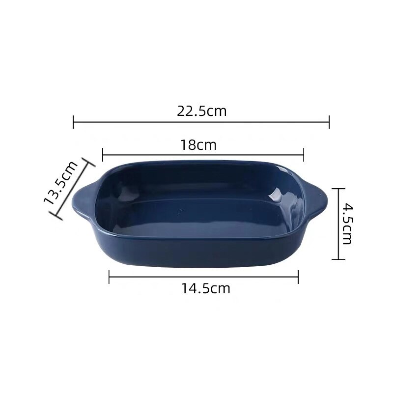Ceramic Baking Dish Roasting Lasagna Pan Rectangul... – Grandado