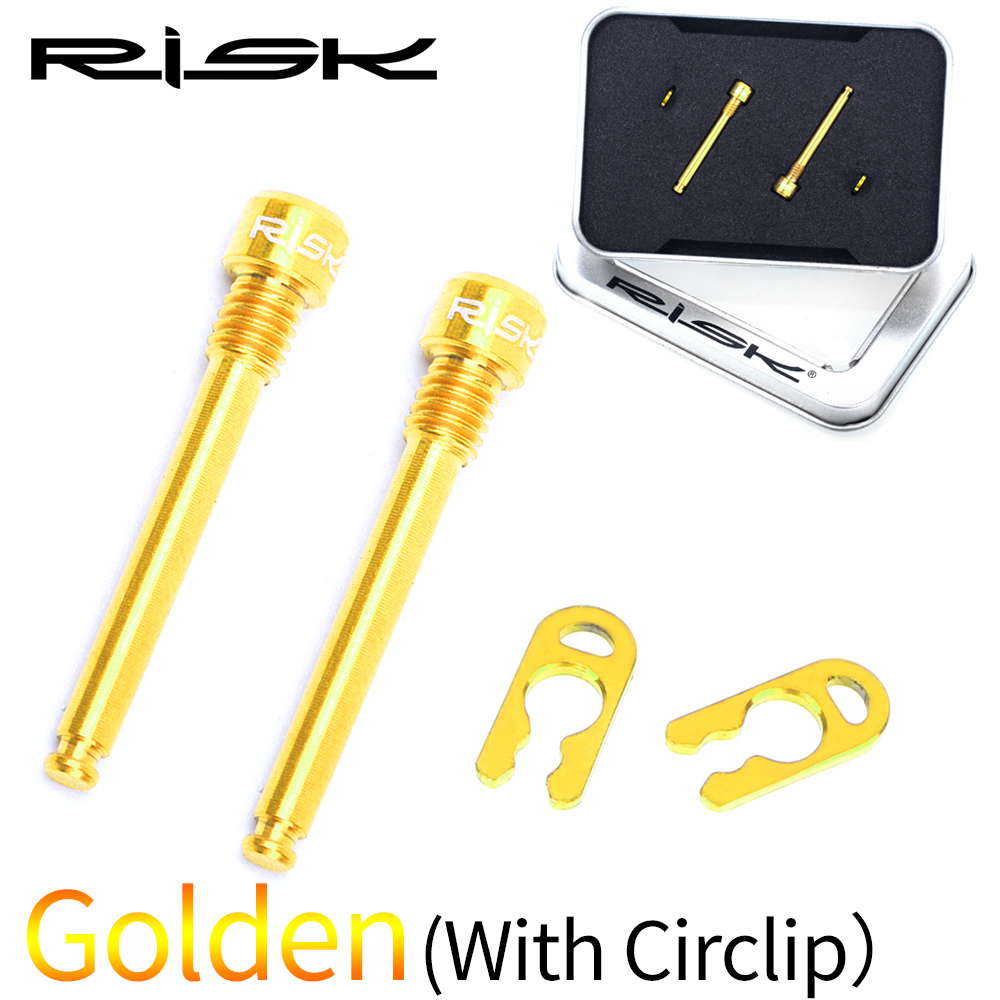 RISICO 2 stks/doos Road MTB Fiets M4x26.5 Titanium... – Grandado