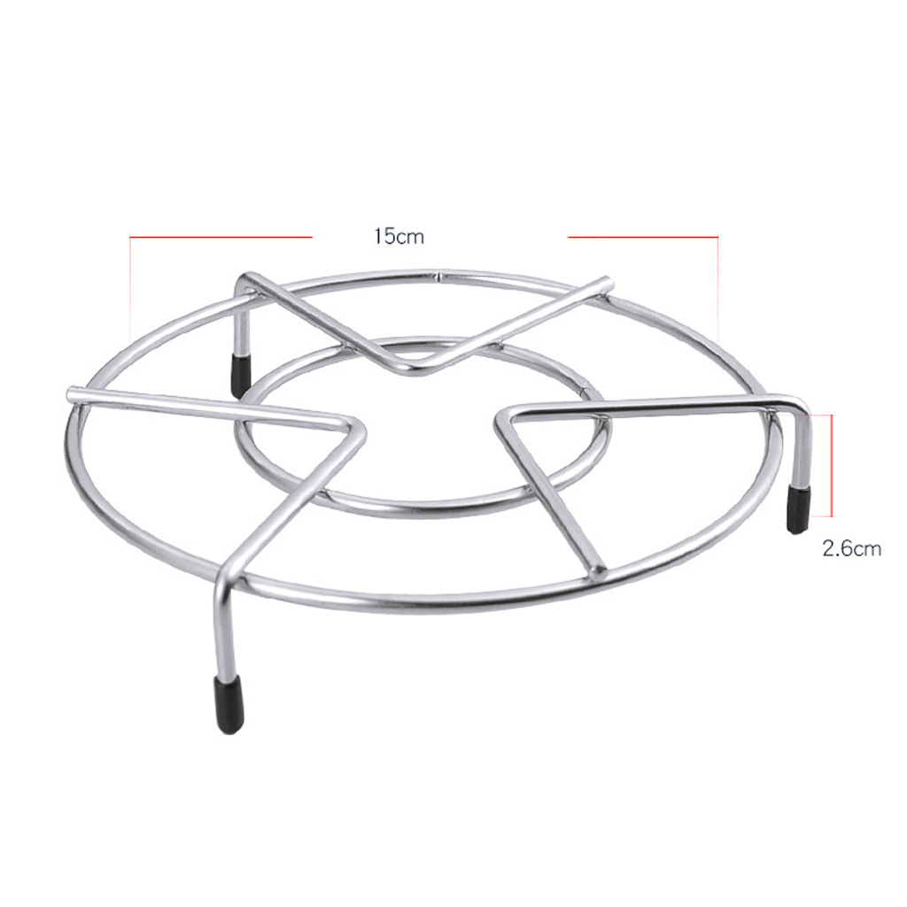 Stainless Steel Steam Rack Trivet Insulated – Vicedeal