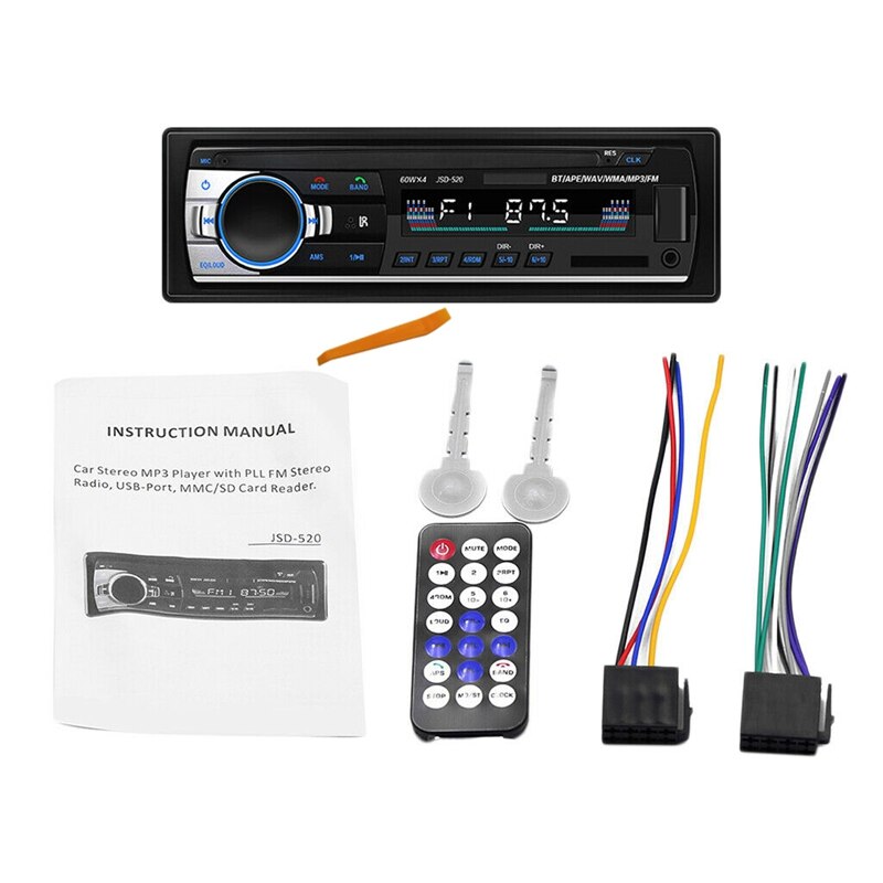 Bluetooth Autoradio Car Stereo Radio FM Aux Input ... – Vicedeal