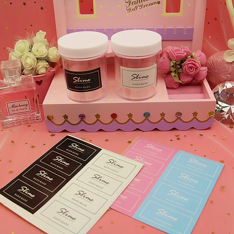 4 Pcs Slime Container Box Sticker for Storage Box ... – Vicedeal