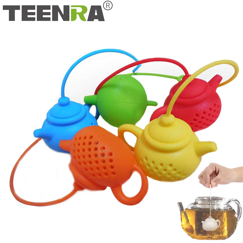 TEENRA Teekanne Form Tee-ei Sieb Silikon Tee Tasch... – Vicedeal