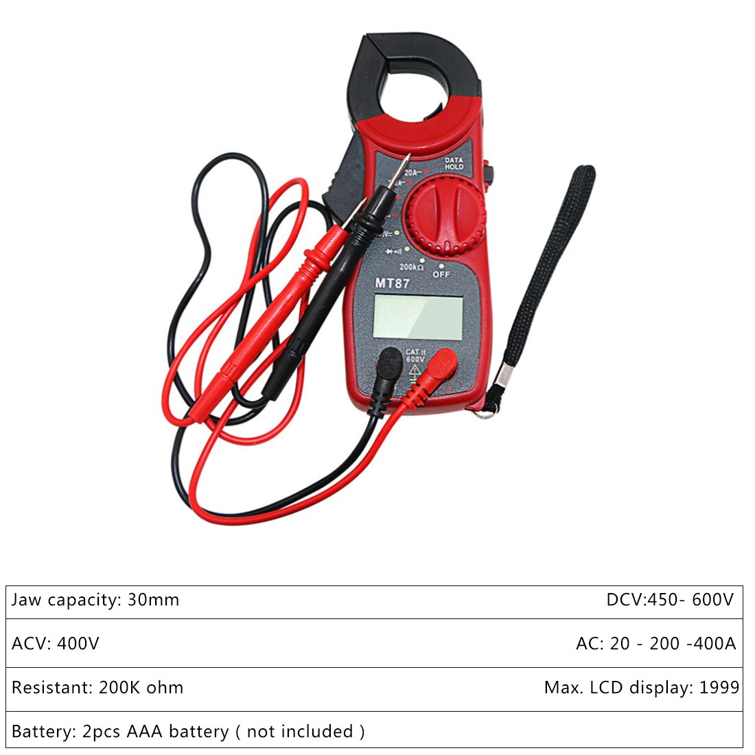 Multimeter AC/ DC Current Voltage Transistor Teste... – Vicedeal