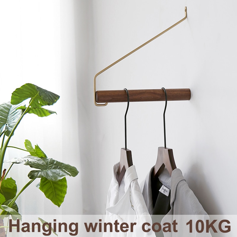 Wooden Wall Hanger for Clothes Coat Hooks Storage ... – Grandado