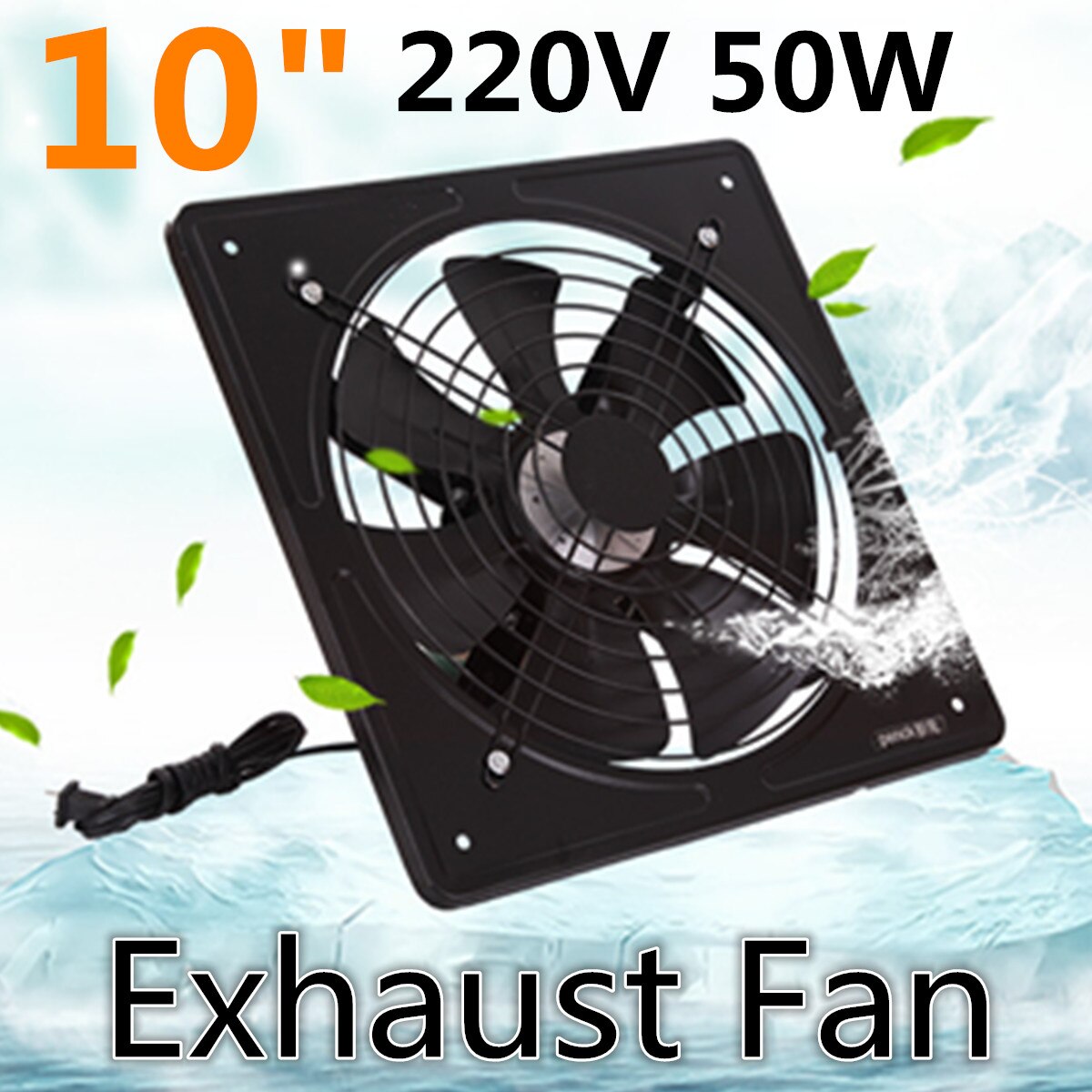 60W 10 12inch Industrial Ventilation Extractor Met... – Grandado